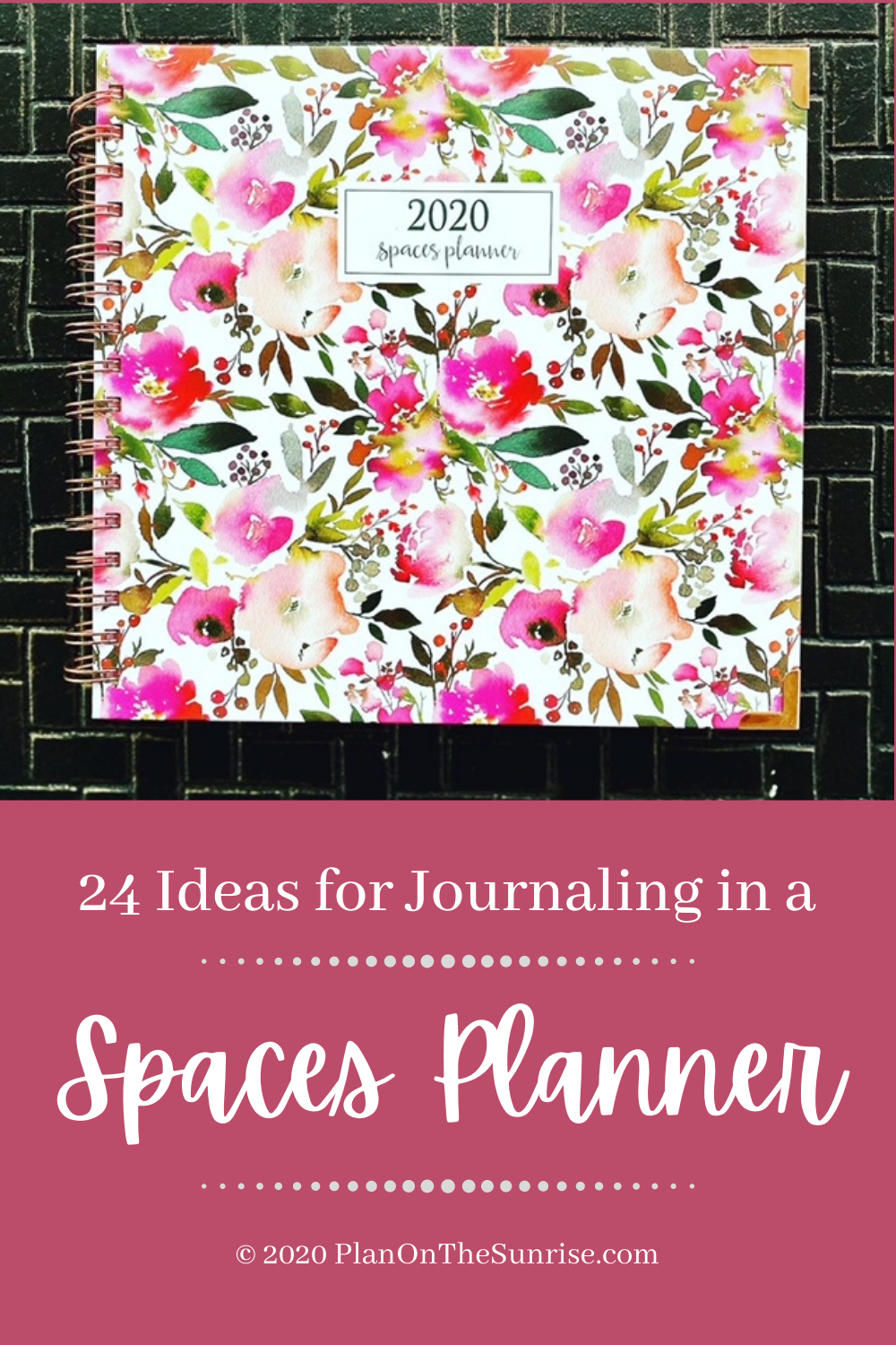 Spaces Planner Pinterest Graphic – Plan on the Sunrise