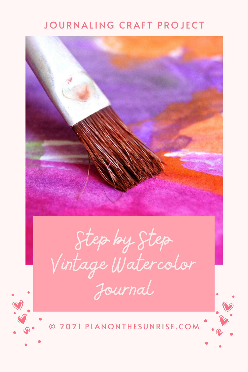 Journaling Craft Project – Plan on the Sunrise